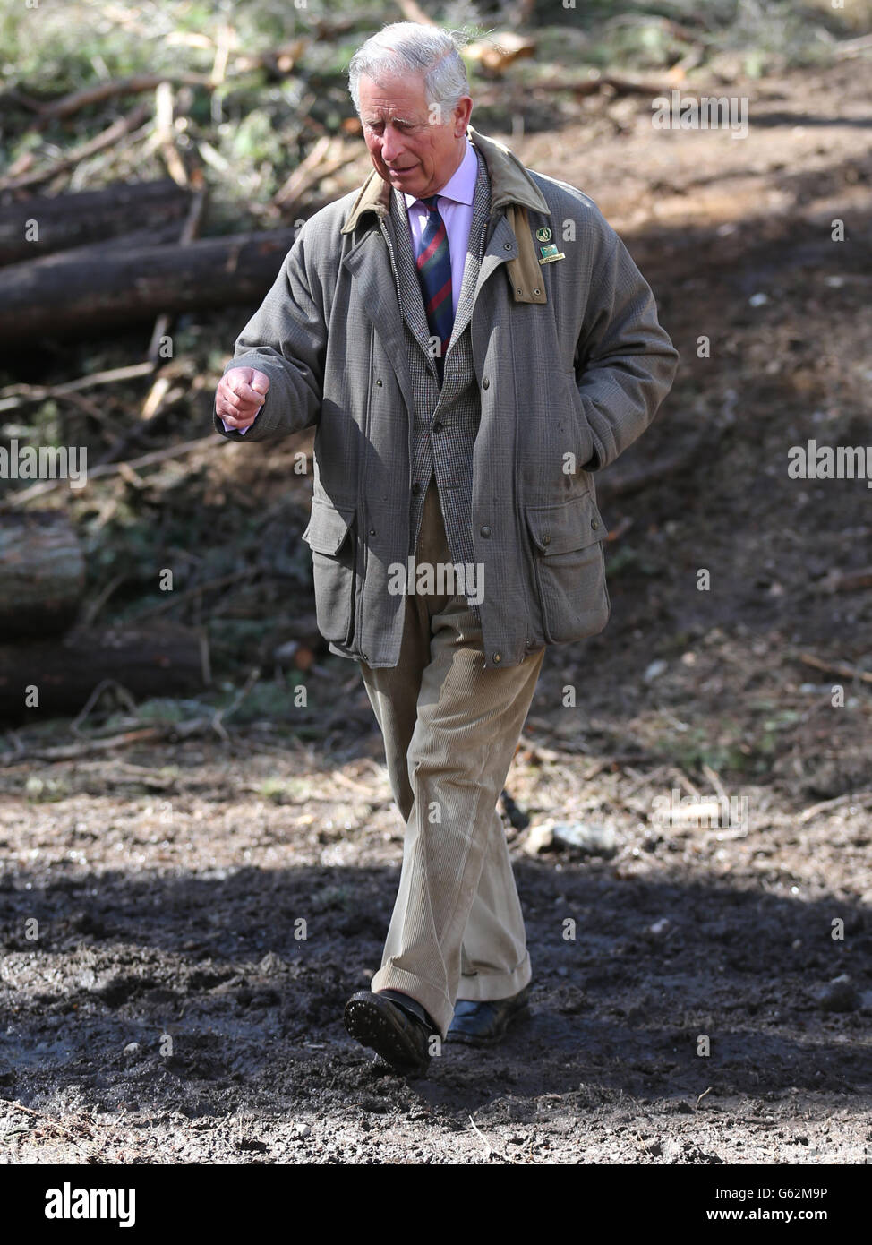 Prince Charles Scotland visit Stock Photo - Alamy