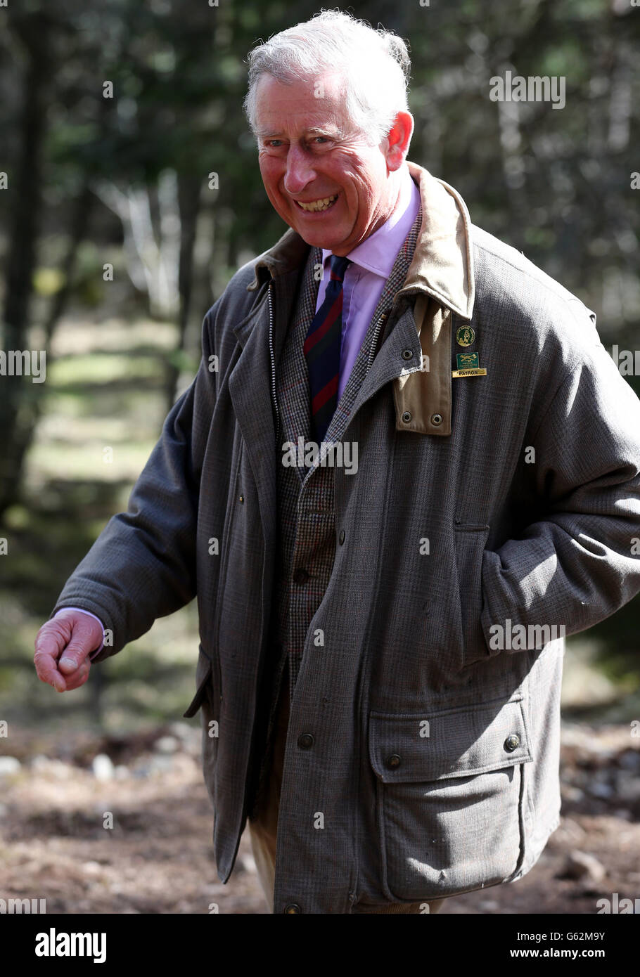 Prince Charles Scotland visit Stock Photo - Alamy