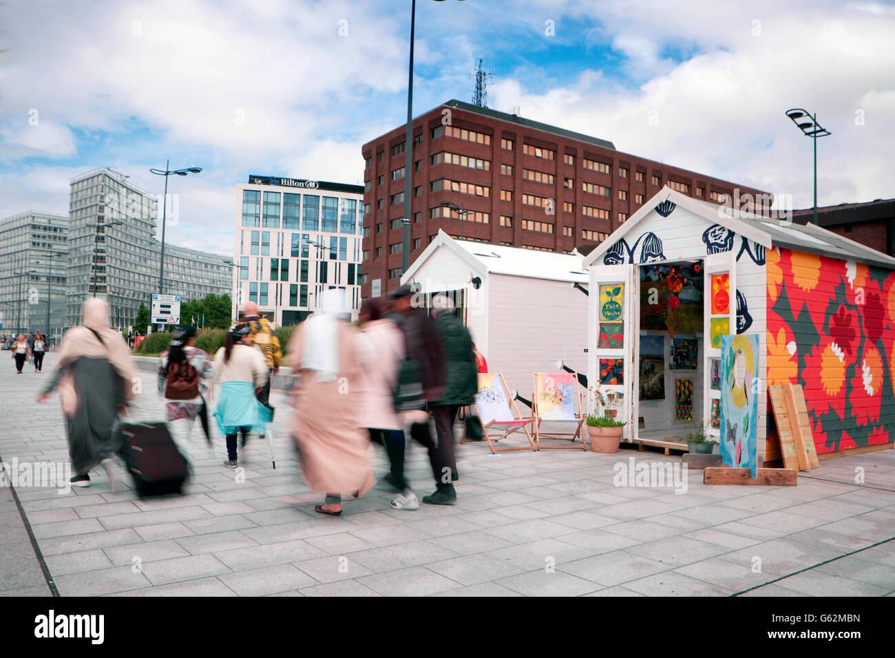 The' Metal Hut' beach box project at Liverpool's famous Albert Dock ...