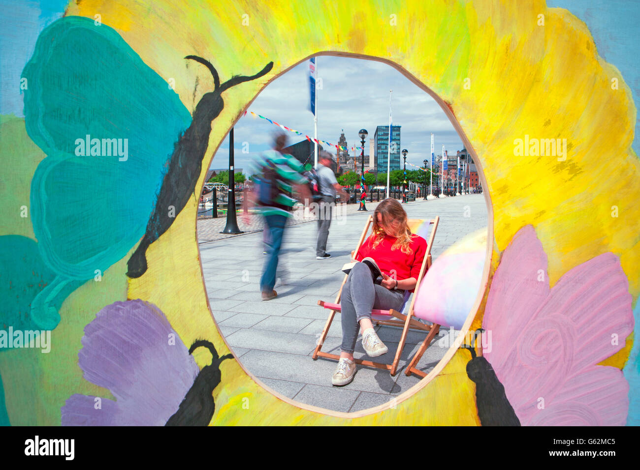 The' Metal Hut' beach box project at Liverpool's famous Albert Dock ...