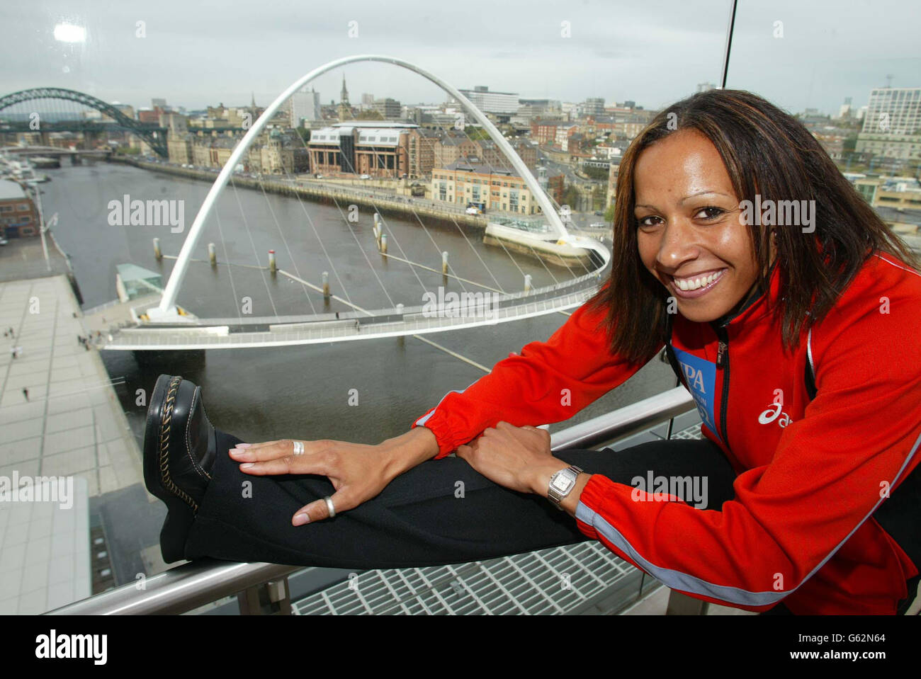 Kelly Holmes - Great North Mile Run Stock Photo - Alamy