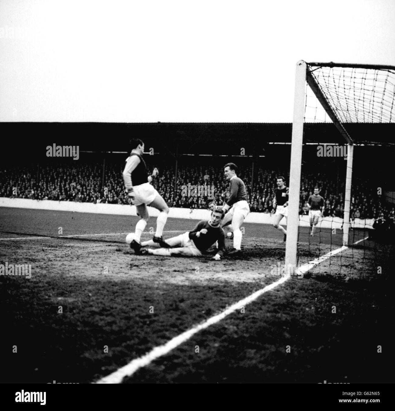 John Schofield makes a save Stock Photo - Alamy