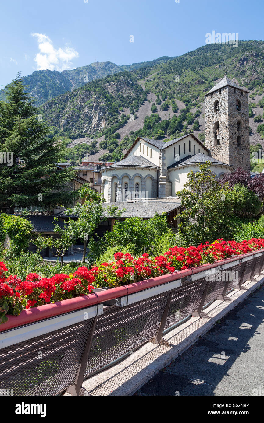 Historic town of Andorra La Vella, capital of Andorra Stock Photo - Alamy