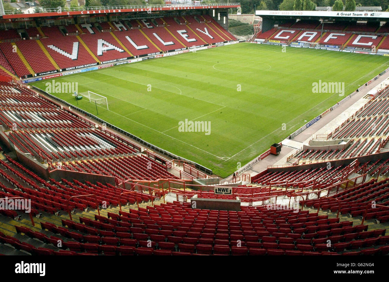 Home of charlton athletic football club in south london hi-res stock ...