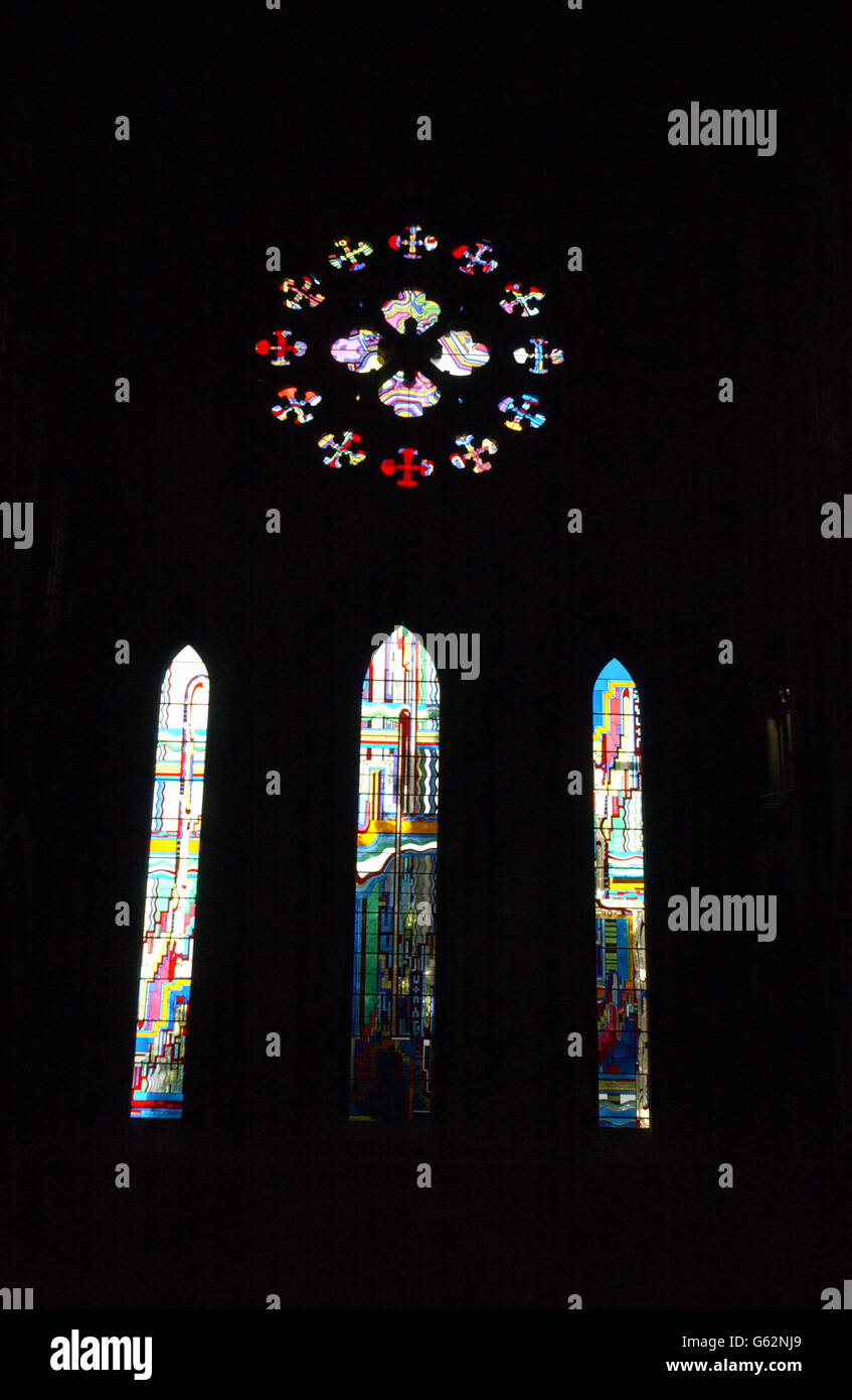 The Millennium Window at St. Mary's Cathedral Edinburgh. The window ...