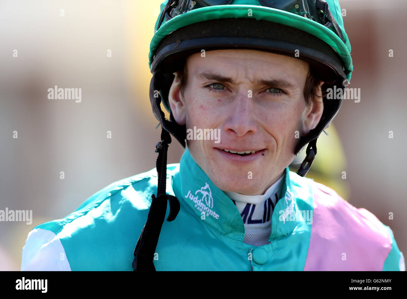 Jockey ryan moore newbury racecourse hi-res stock photography and ...