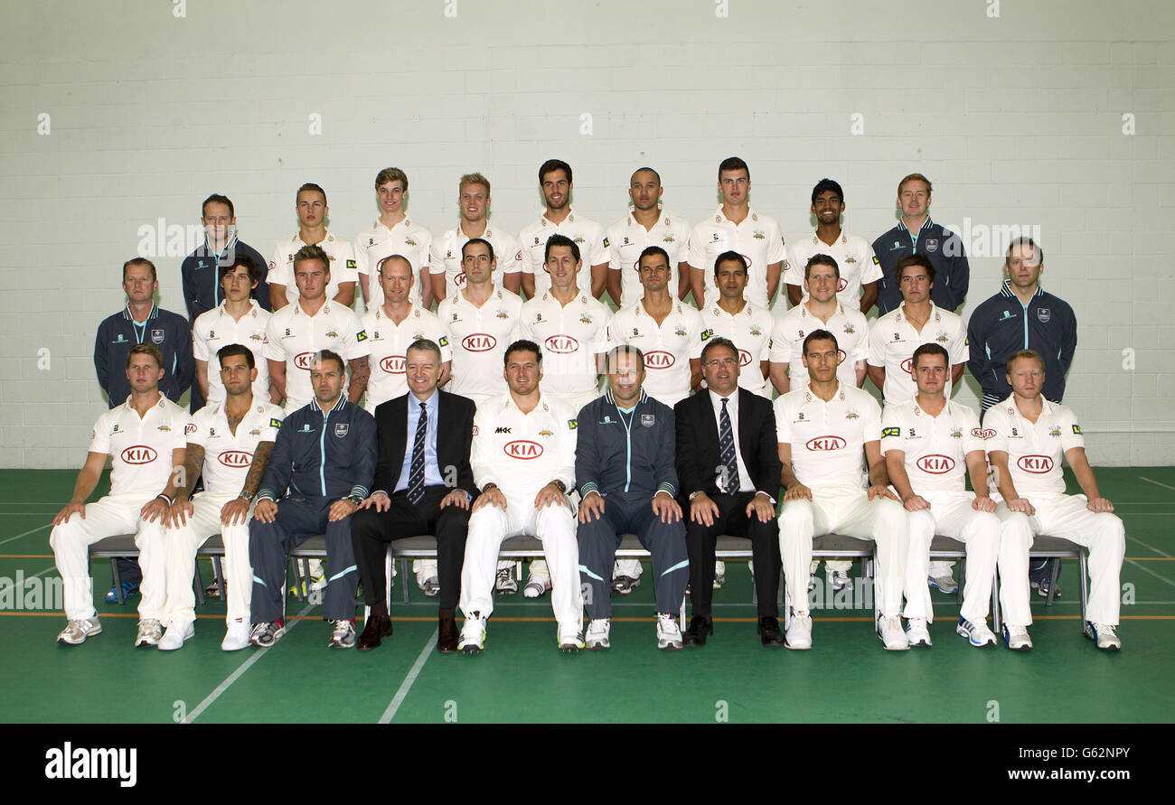 Cricket - Surrey CCC Photocall - Kia Oval Stock Photo - Alamy