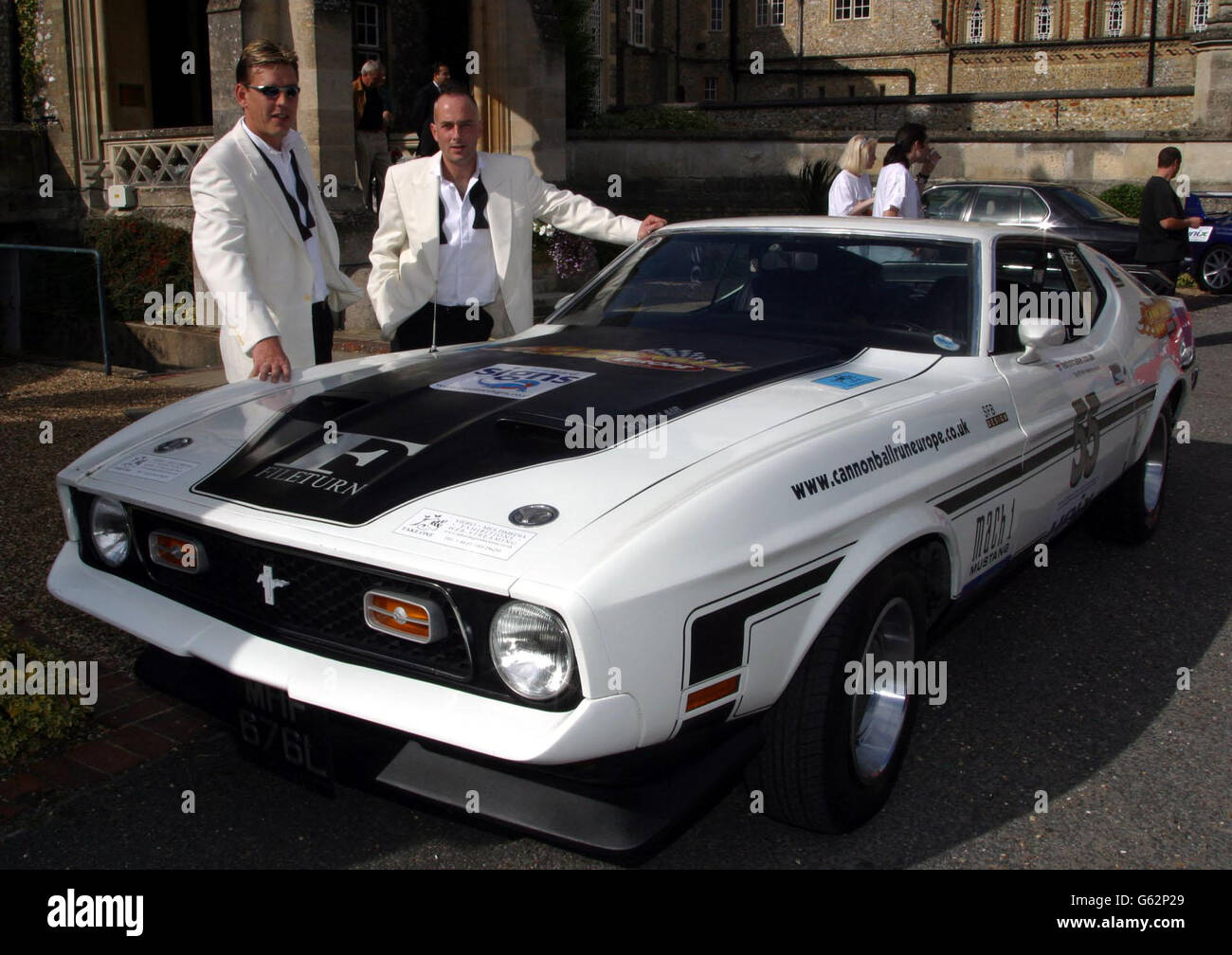 Craig Bass (left) and Alan Jackson with their Mustang Mach 1 at the ...