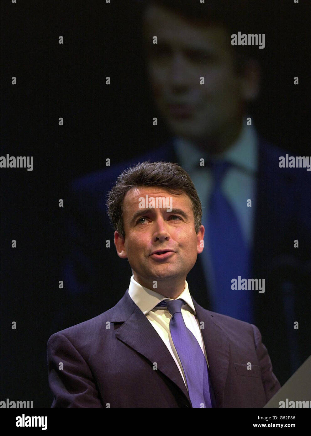 Bernard Jenkin, Shadow Defence Secretary, addressing the Conservative ...