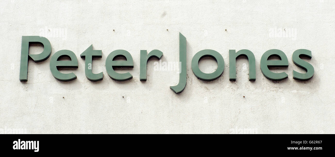 Peter Jones stock. General view of the Peter Jones department store ...