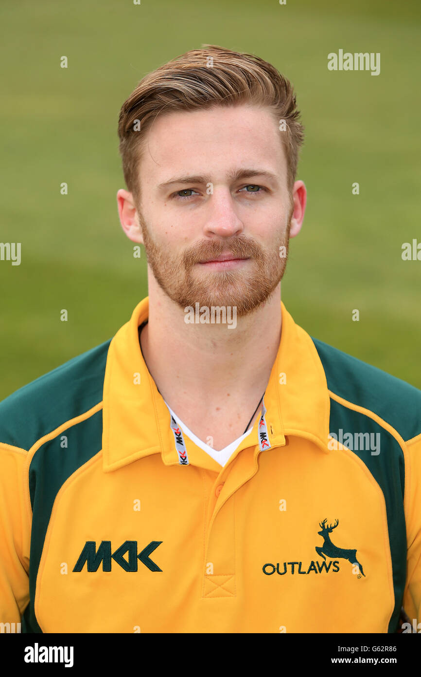 Cricket - Nottinghamshire CCC 2013 Photocall - Trent Bridge Stock Photo ...