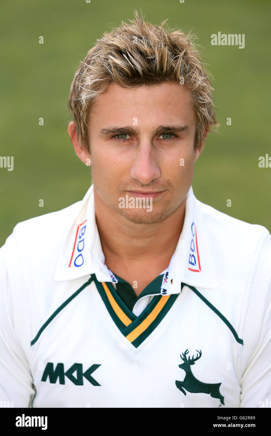 Cricket - Nottinghamshire CCC 2013 Photocall - Trent Bridge Stock Photo ...