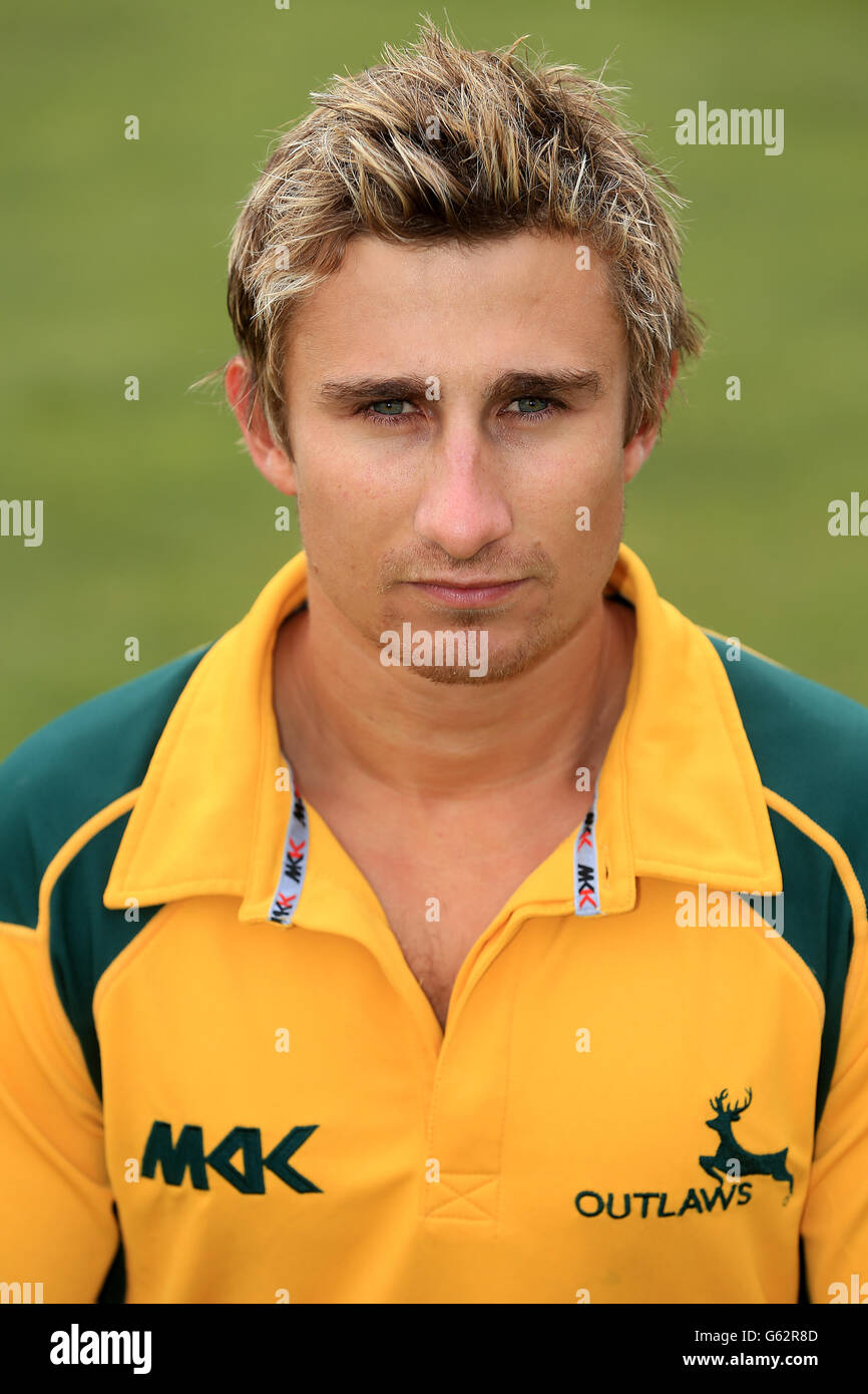 Cricket - Nottinghamshire CCC 2013 Photocall - Trent Bridge Stock Photo ...