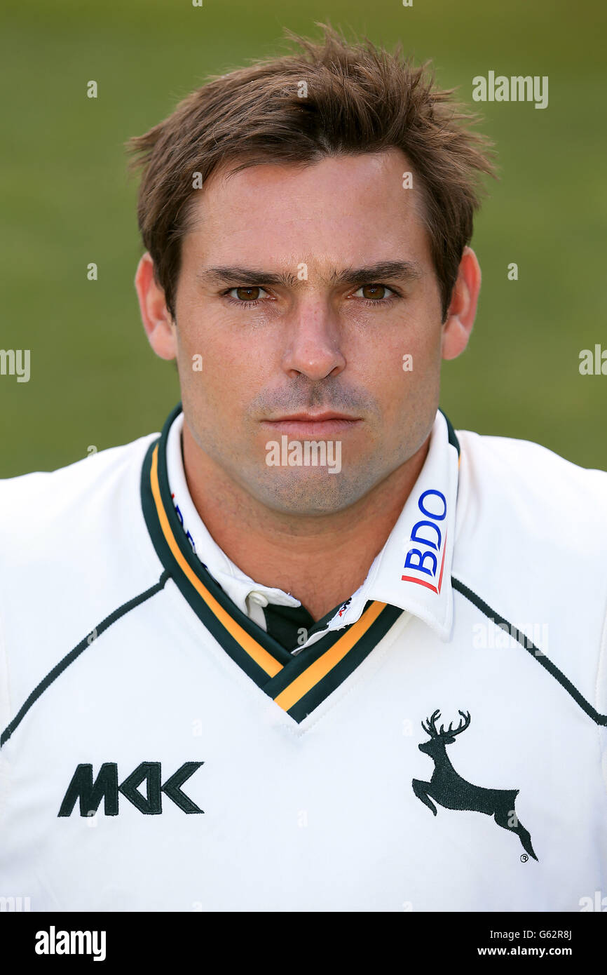 Cricket - Nottinghamshire CCC 2013 Photocall - Trent Bridge Stock Photo ...