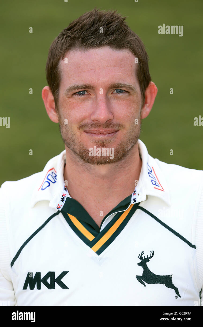 Cricket - Nottinghamshire CCC 2013 Photocall - Trent Bridge Stock Photo ...