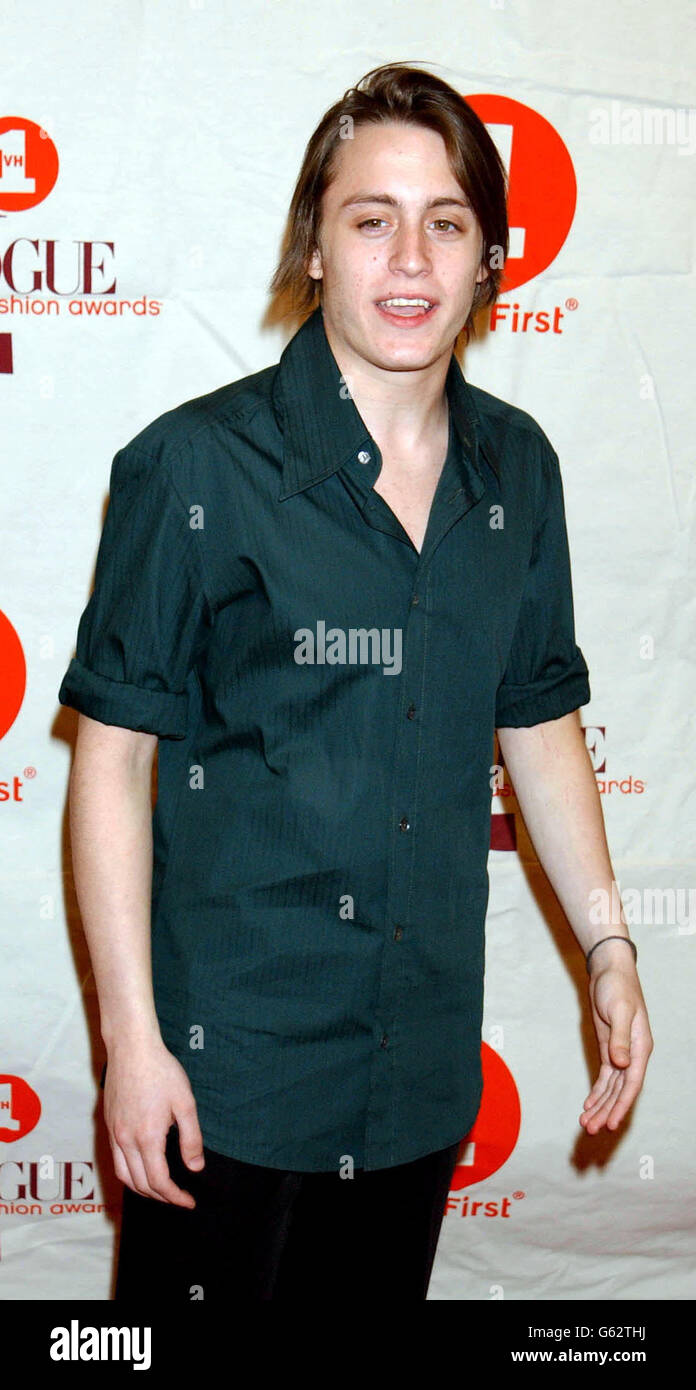 American actor Kieran Culkin arrives for the VH1/Vogue Fashion Awards ...