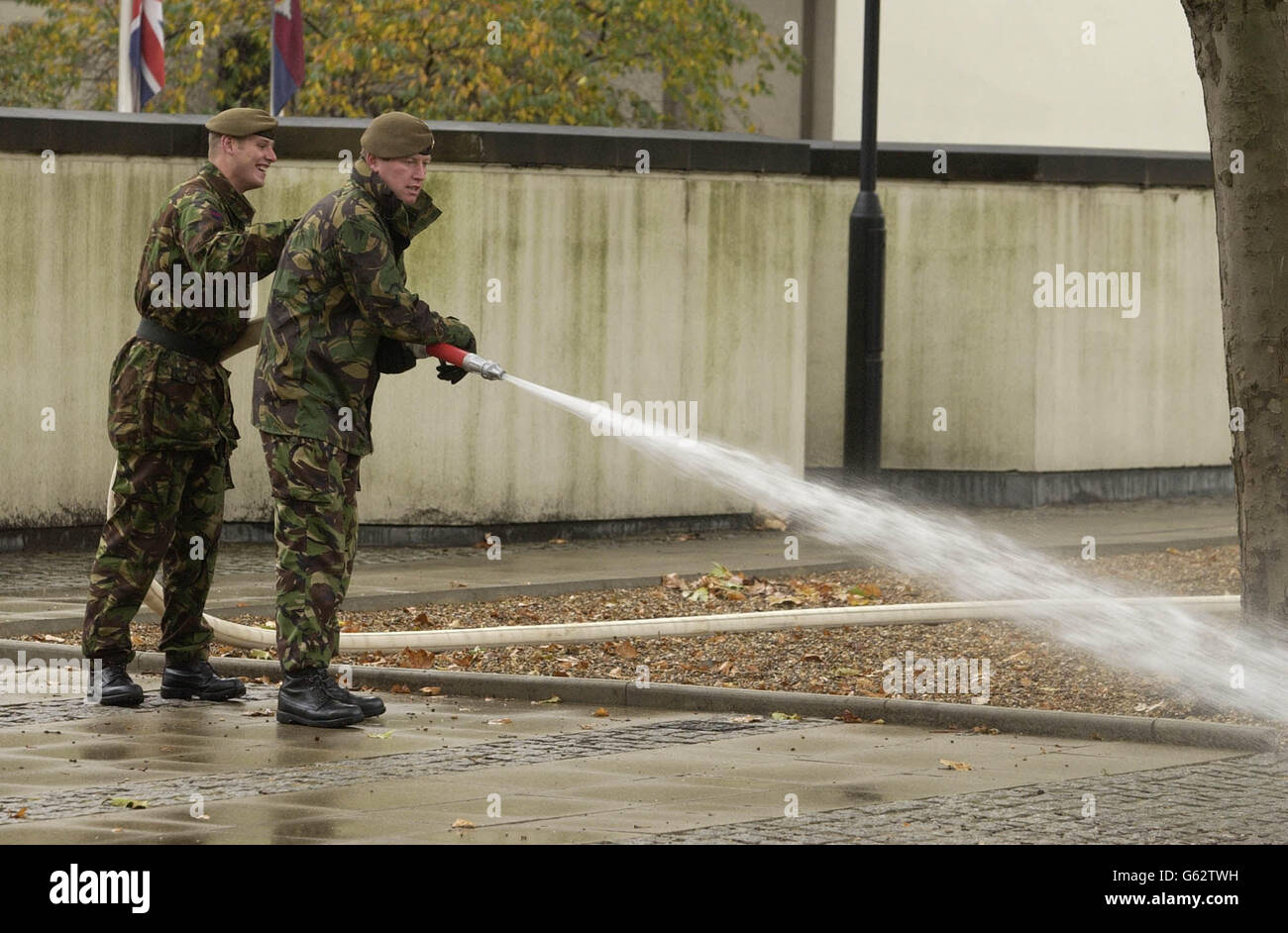 Fire Brigade strike Stock Photo - Alamy