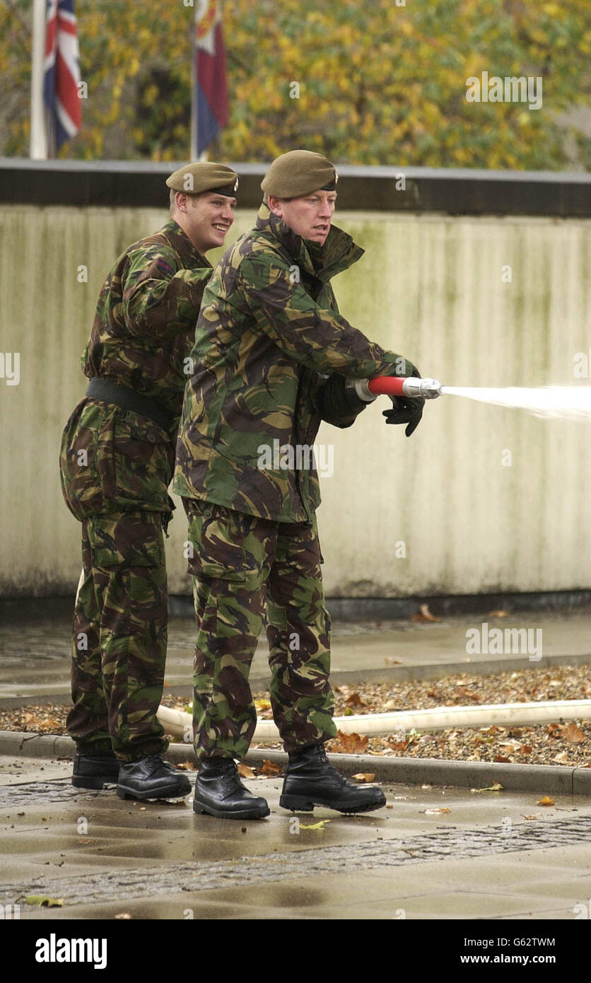 FIre Brigade strike Stock Photo - Alamy