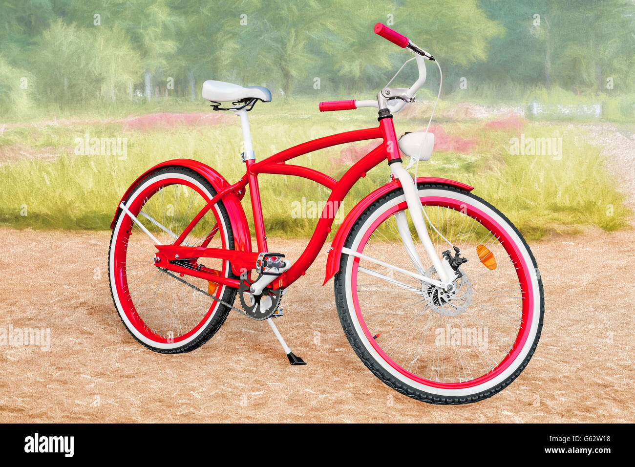 Stylized bicycle hi-res stock photography and images - Alamy