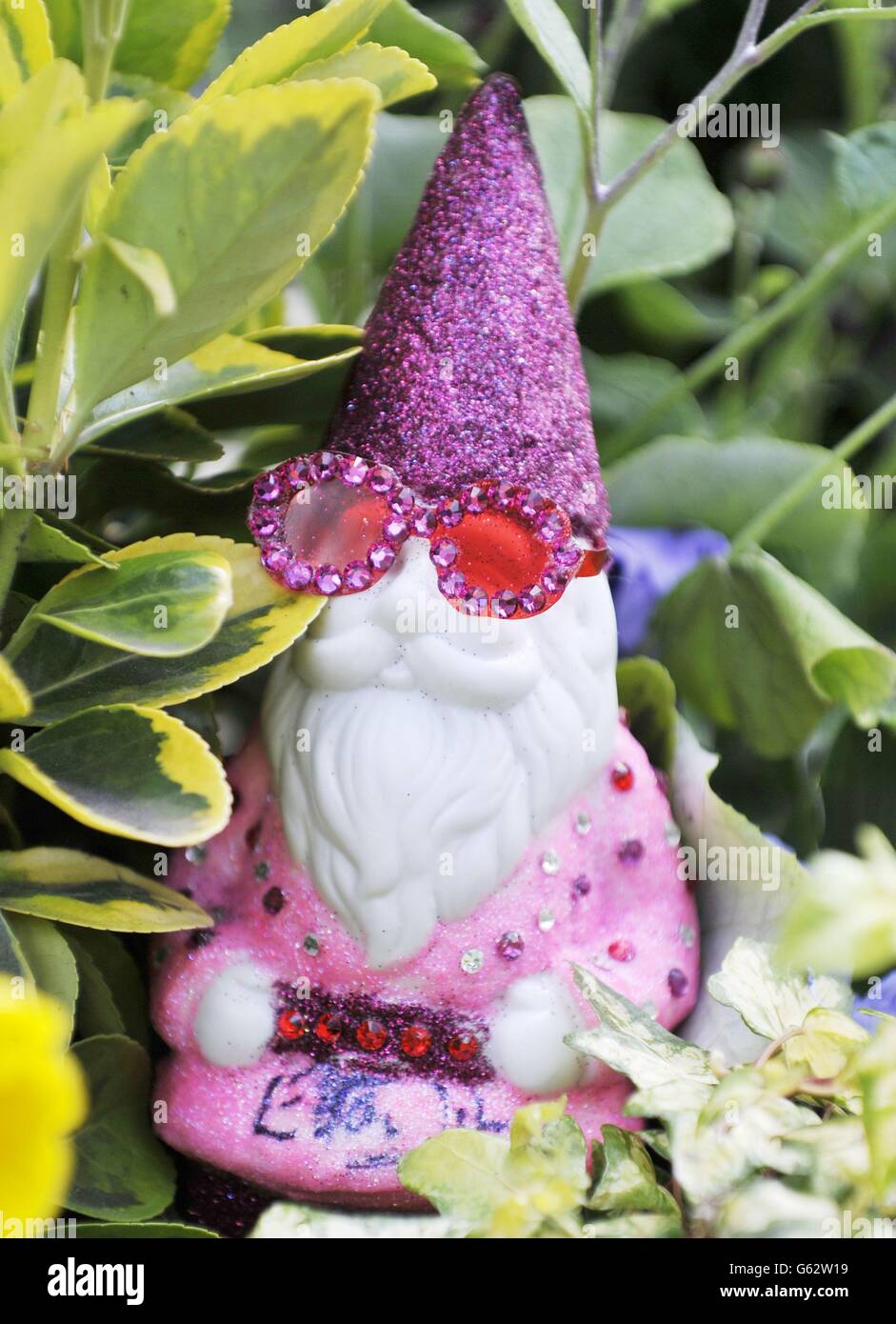 Rhs celebrity charity gnomes hi-res stock photography and images - Alamy