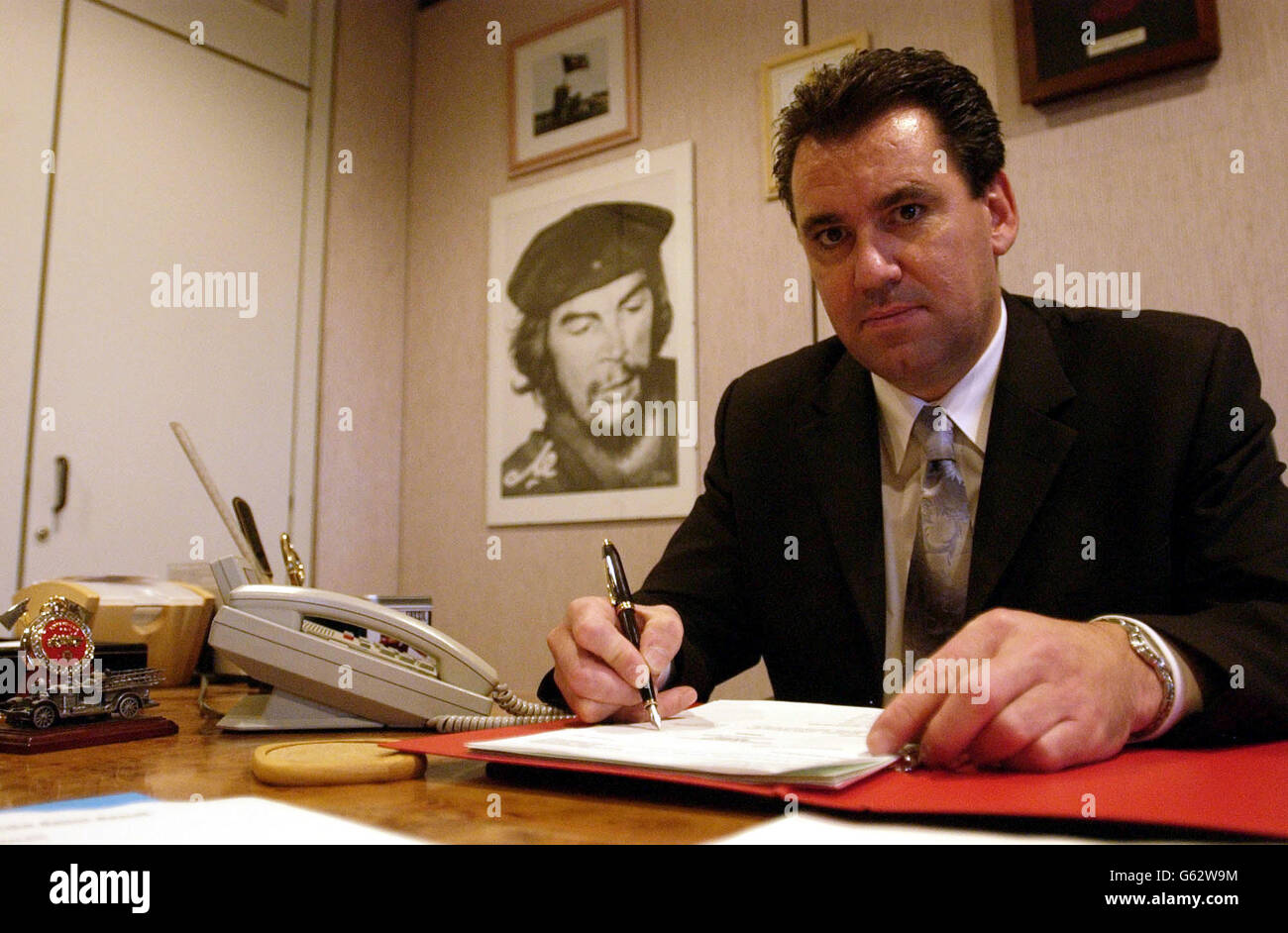 Fire Brigade Strike Stock Photo - Alamy