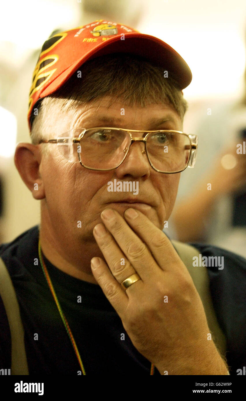 49-year-old, Robert Hines, a firefighter from the Wimbledon firestation ...