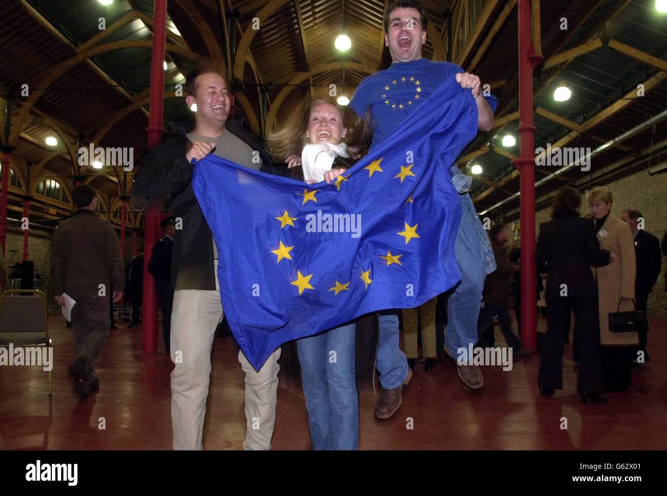 Nice Treaty - Yes voters Stock Photo - Alamy