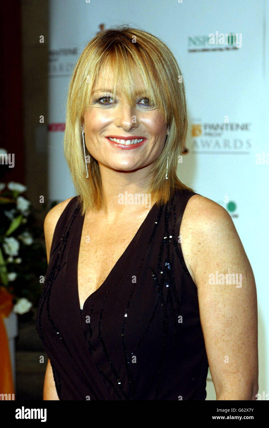 TV presenter Gaby Roslin arrives for the Pantene Pro-V Awards at the ...