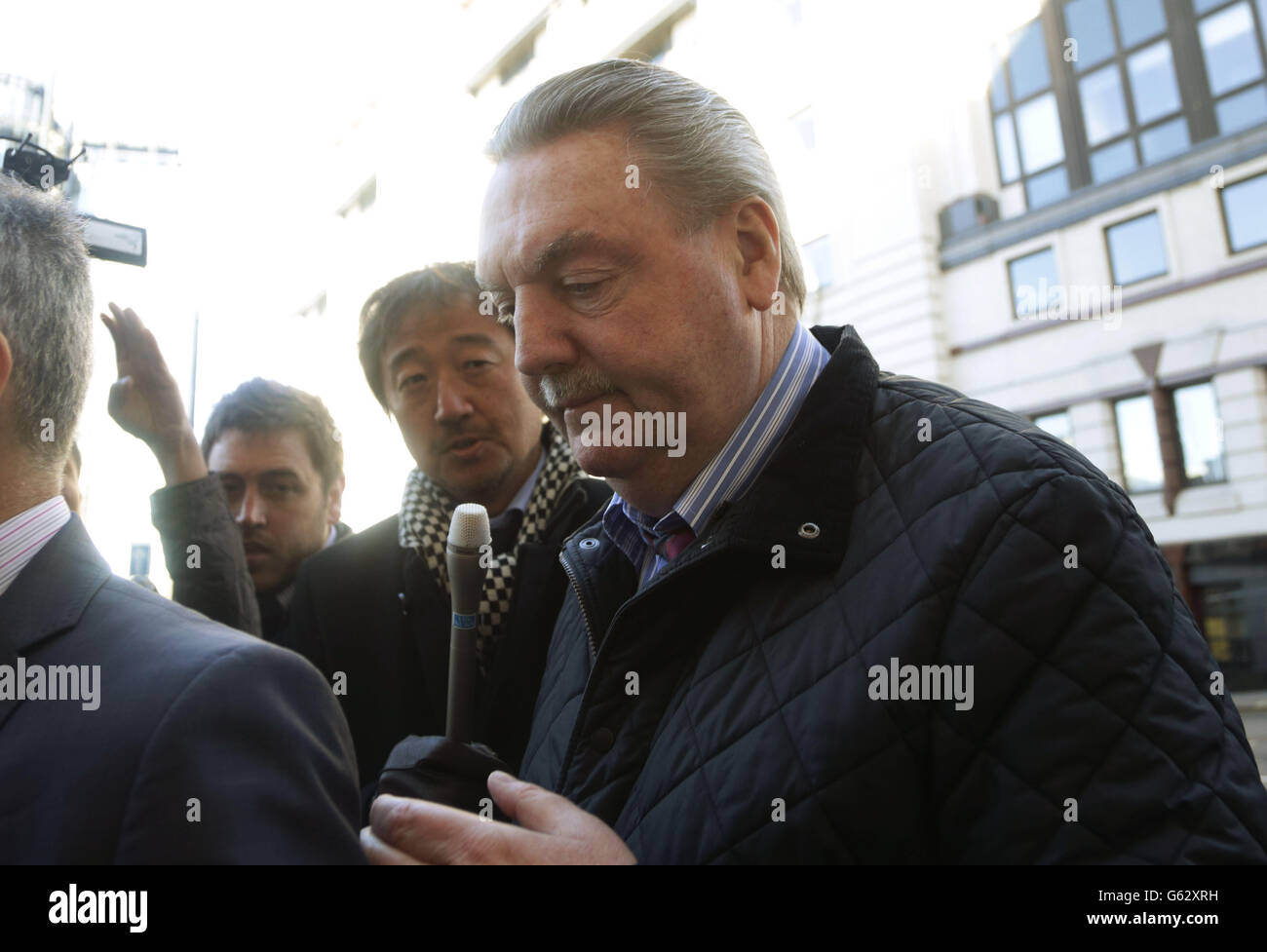Millionaire businessman James McCormick arriving at the Old Bailey in ...