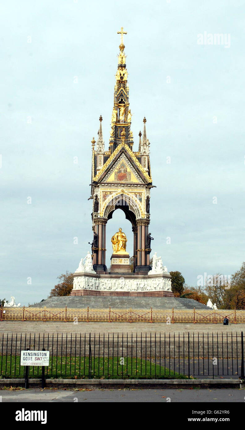 The Albert Memorial Stock Photo - Alamy
