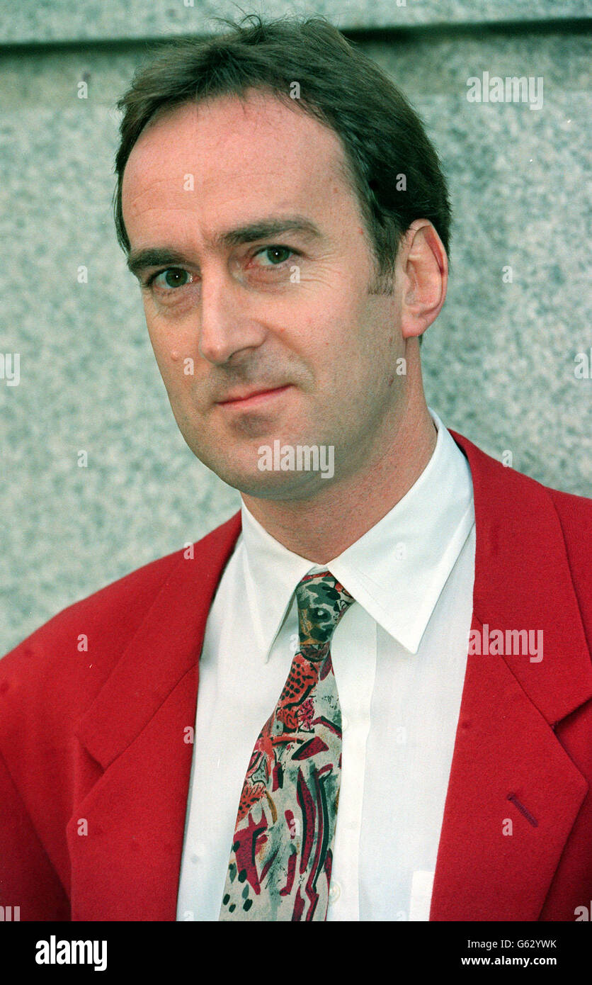 Angus Deayton -- TV personality and presenter of BBC2's quiz programme ...