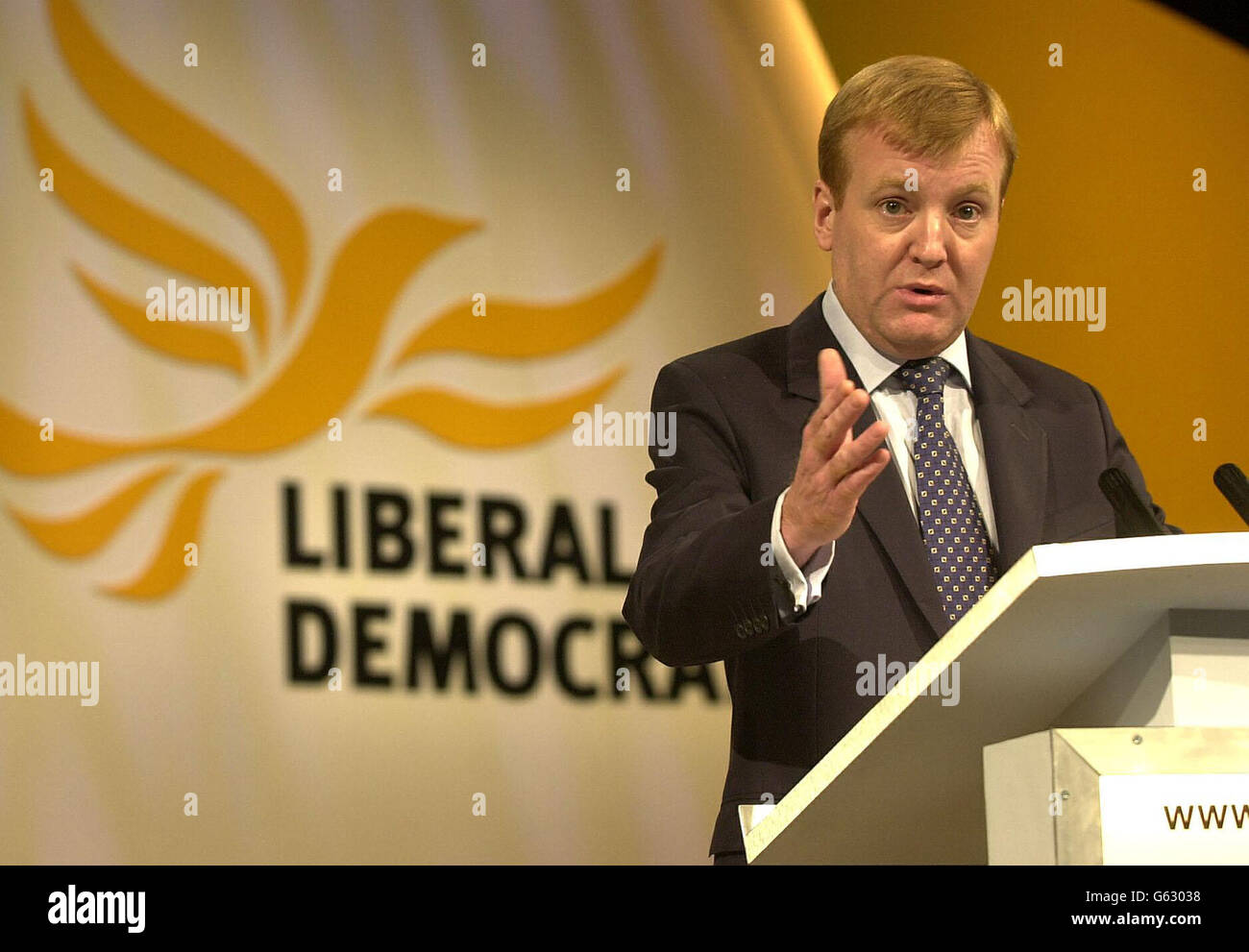 Charles kennedy mp leader of the liberal democrats hi-res stock ...