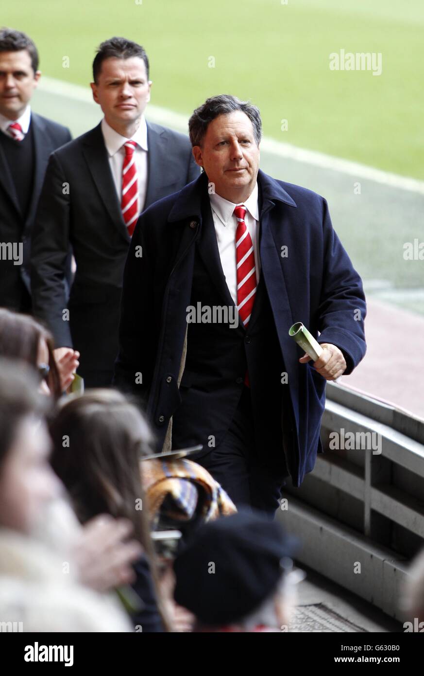 Liverpool chairman tom werner arrives hillsborough disaster memorial ...