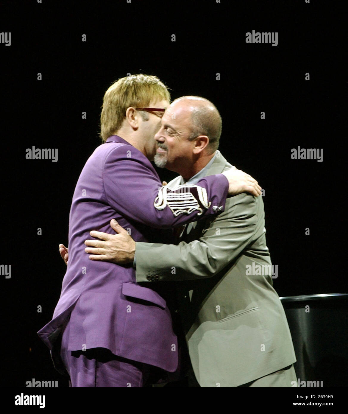 Elton john billy joel face hi-res stock photography and images - Alamy