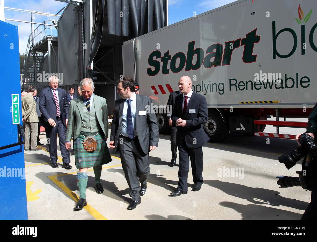 Prince Charles visit to Scotland Stock Photo - Alamy