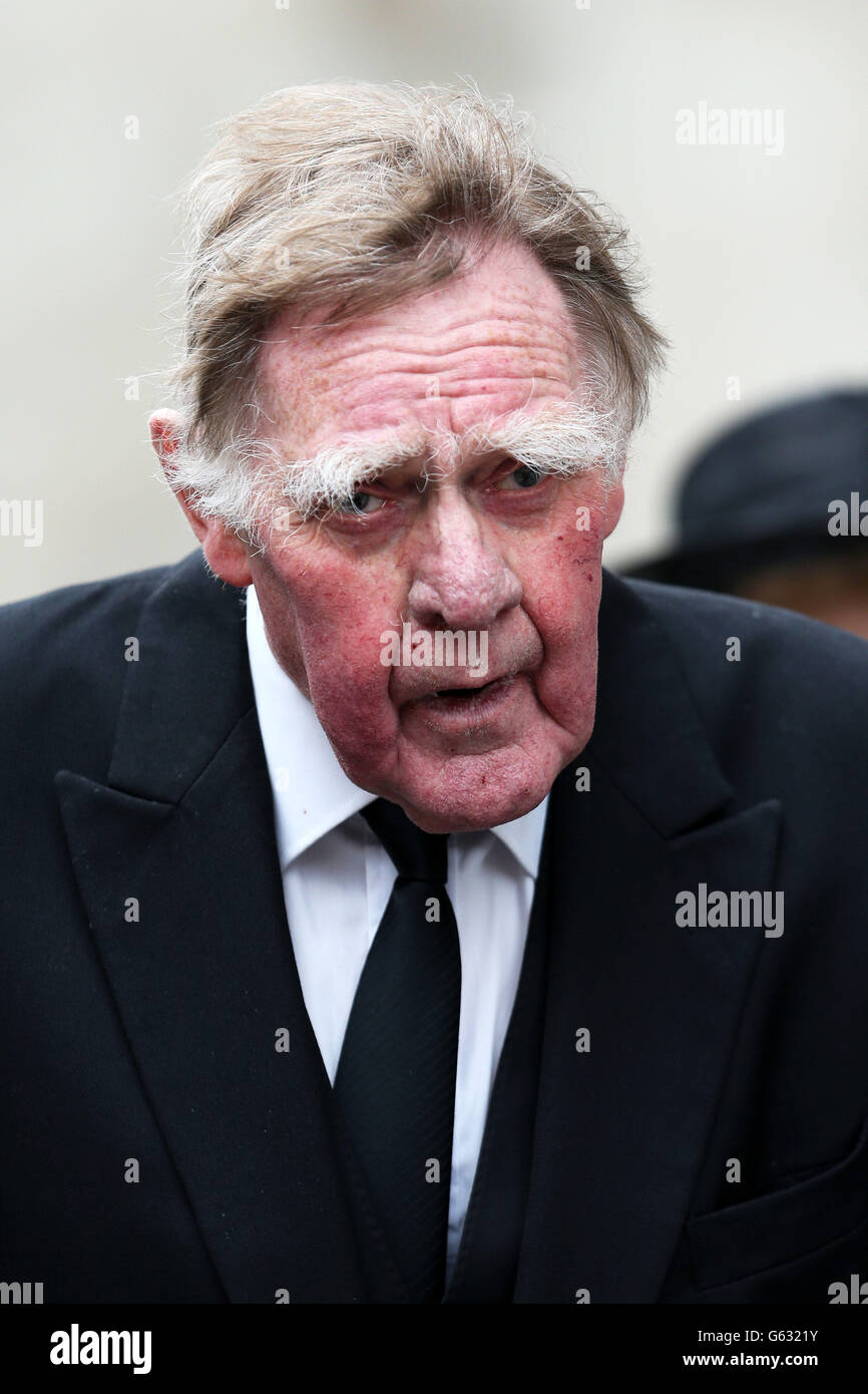 Bernard Ingham attends the Ceremonial funeral of former British Prime ...