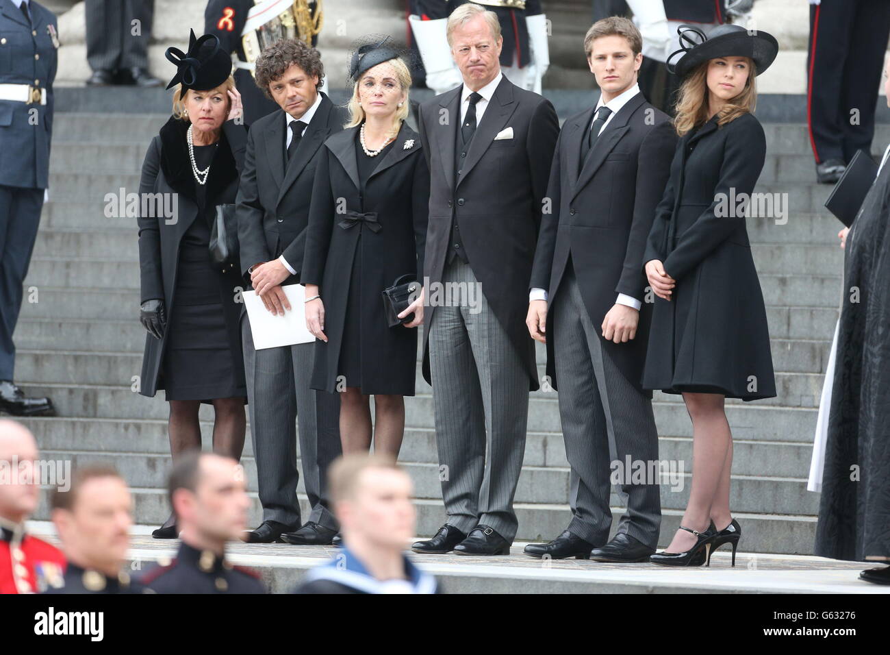 Baroness Thatcher funeral Stock Photo - Alamy
