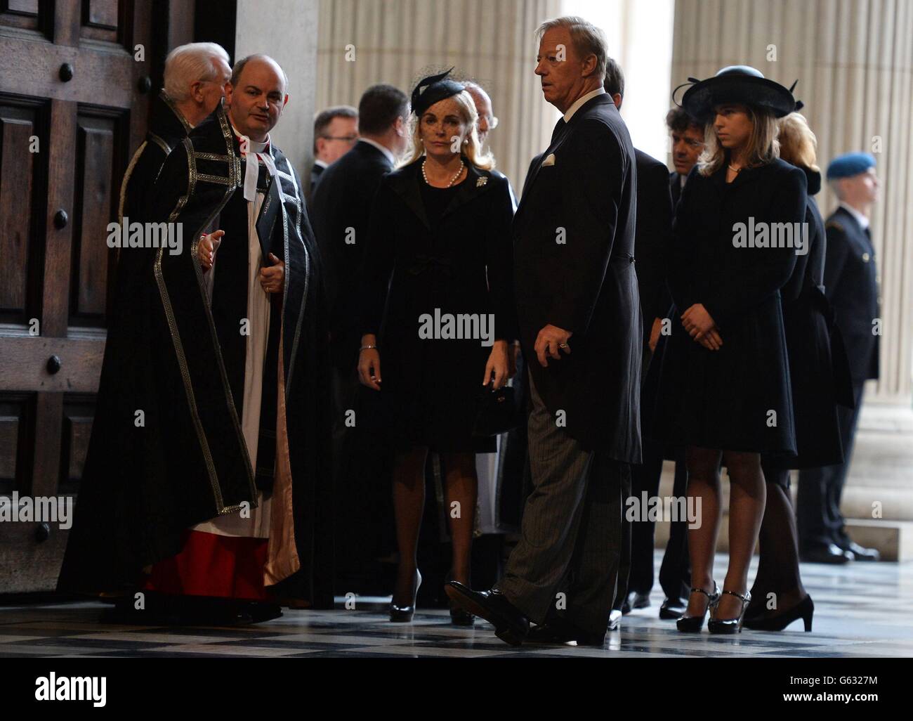 Baroness Thatcher funeral Stock Photo - Alamy