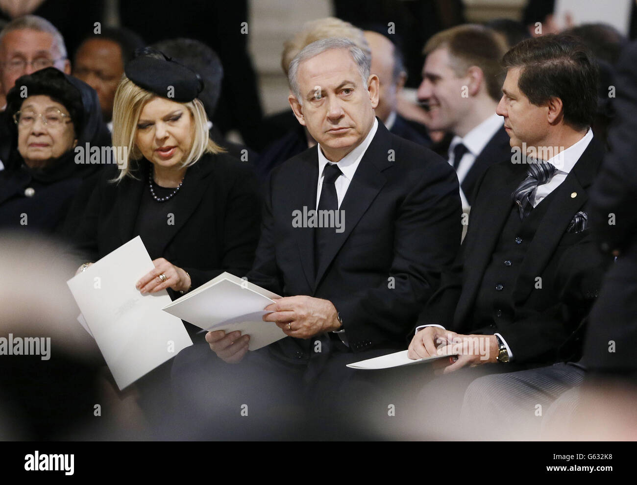 Prime minister benjamin netanyahu wife hi-res stock photography and ...