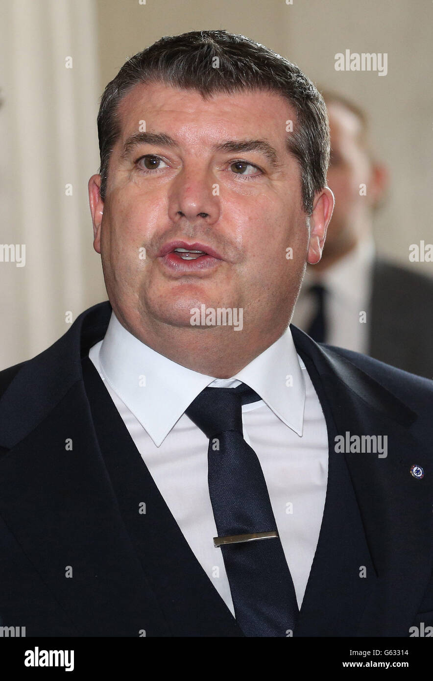 Uefa Champions League Trophy Handover High Resolution Stock Photography ...