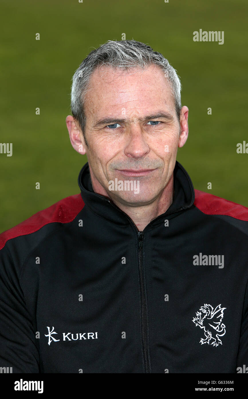 Cricket - Somerset CCC Photocall - The County Ground Stock Photo - Alamy