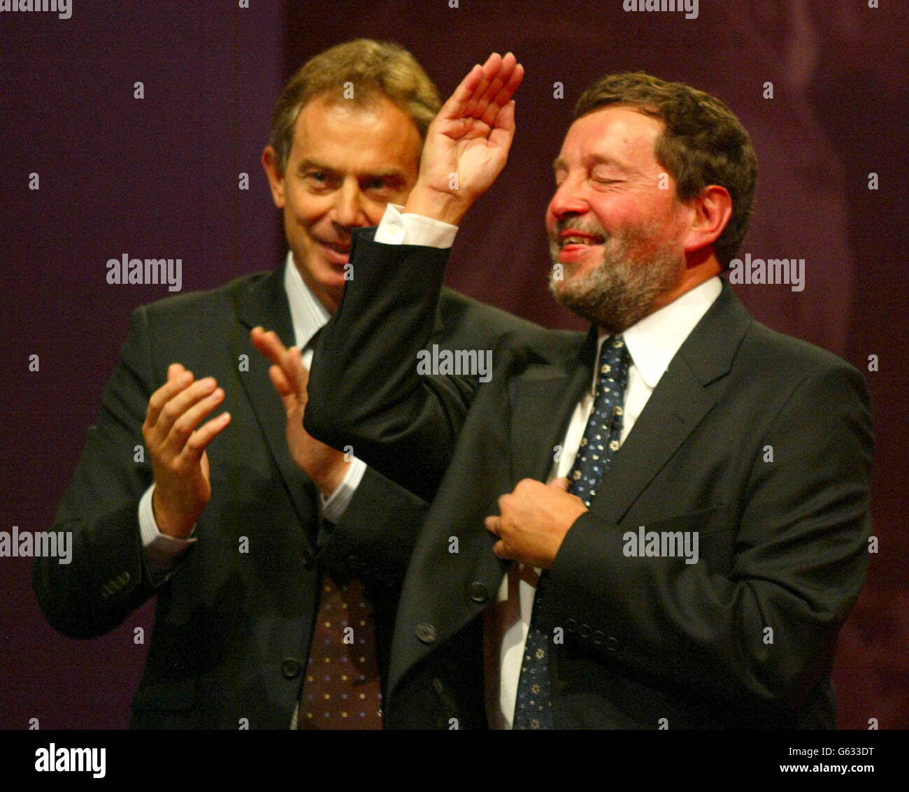 David Blunkett - Labour Conference Stock Photo - Alamy