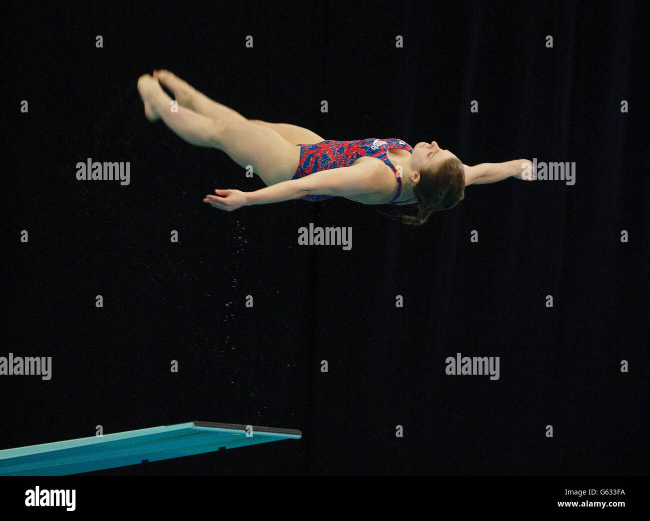 Britain's Alicia Blagg competes in the women's 3m springboard semi ...