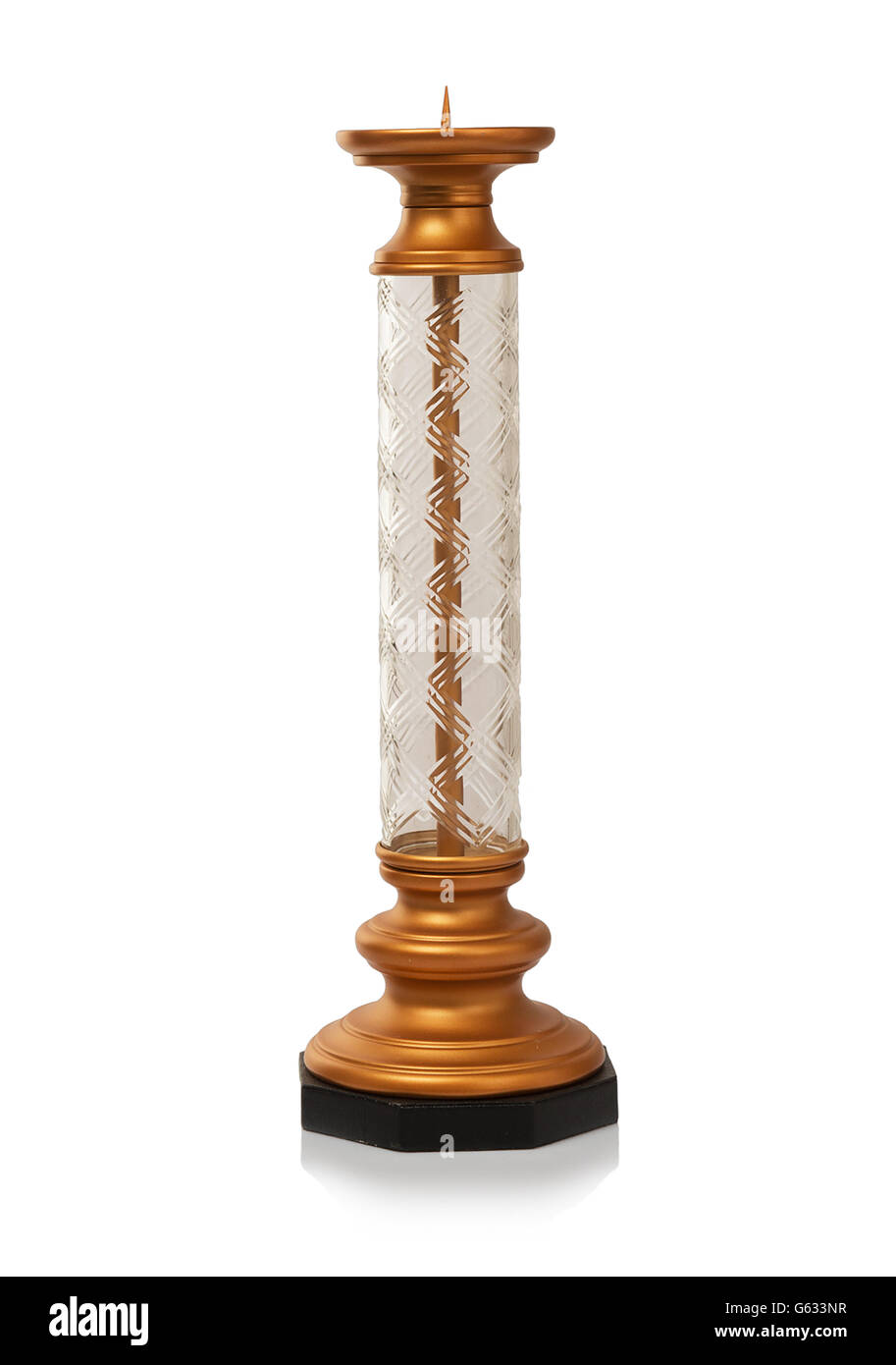 Luxury decorative candlestick isolated on white background Stock Photo ...