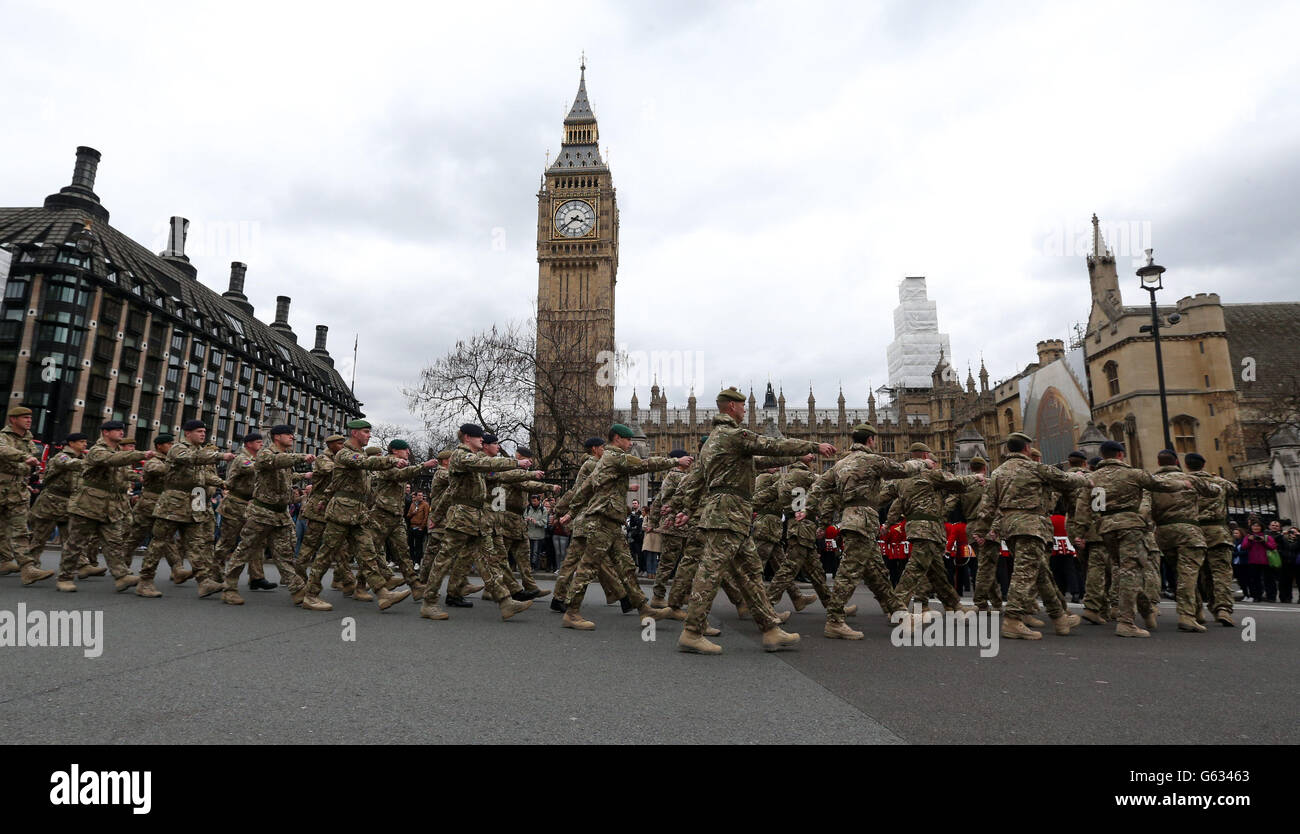4th Mechanised Brigade parade Stock Photo - Alamy