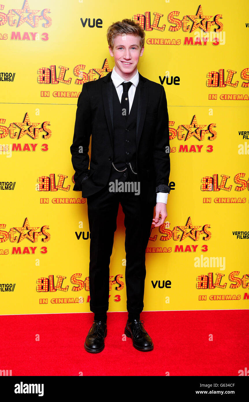 "All Stars" Premiere - London. Dominic Herman Day arrives at the ...