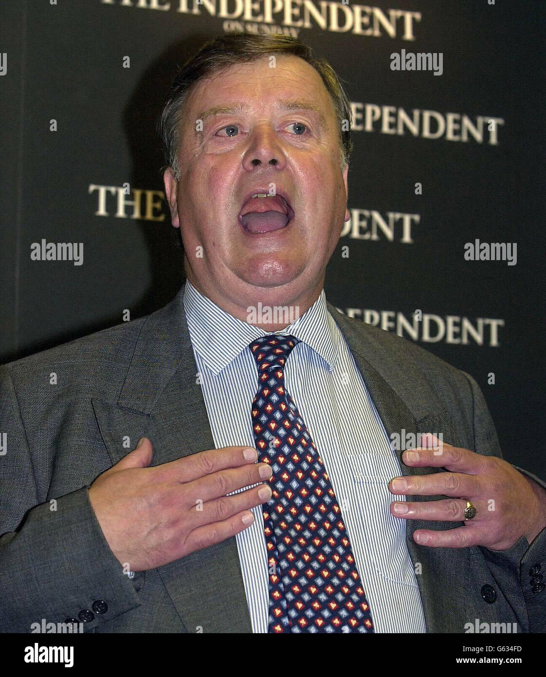 Former chancellor Kenneth Clarke at The Independent newspaper fringe ...