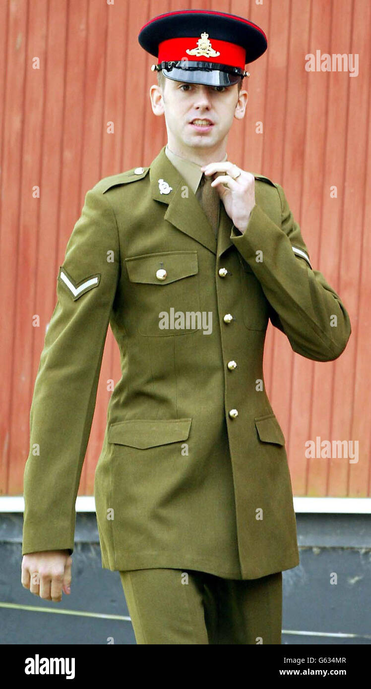 Lance Bombardier Lee Gray, from the King's Troop, Royal Horse Artillery ...