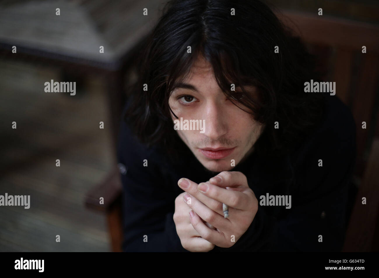 Ezra Miller interview. A portrait of American actor Ezra Miller during ...