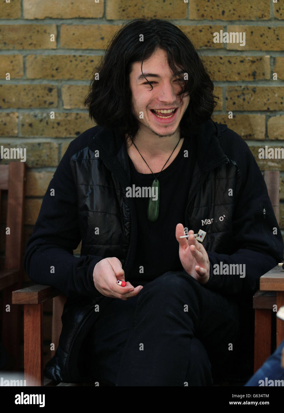 Ezra Miller interview. A portrait of American actor Ezra Miller during ...